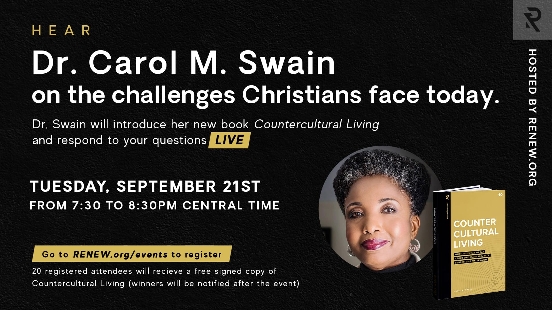 Dr. Carol Swain on the Challenges Christian Face Today